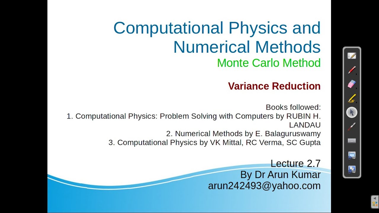 Lecture 2.7: Variance Reduction