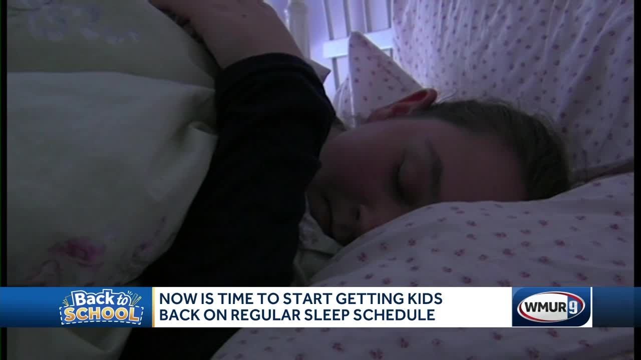 Child sleep consultant shares tips on getting kids back on regular sleep schedule