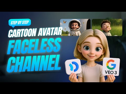 How I Made a Cartoon Avatar Faceless Channel with JoggAI Veo 3 model in 5 Minutes and You Can Too!