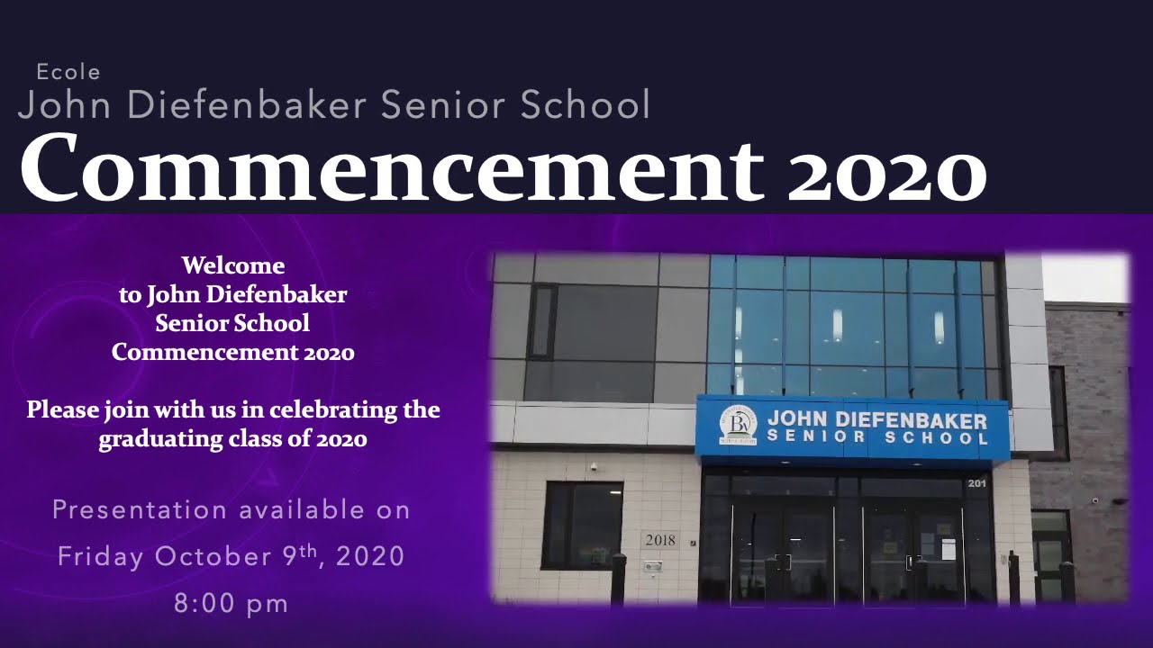 Welcome to Commencement 2020