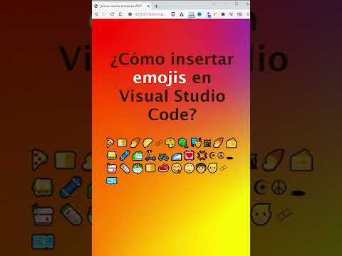 Cómo Insertar Emojis en Visual Studio Code con Atajo de Teclado 😊👋🐤🔥🌯🚀 ...