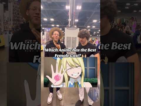 Which Anime has the Best Female Cast? ππΌ #anime #fairytail #jojosbizzareadventure #naruto #fmab