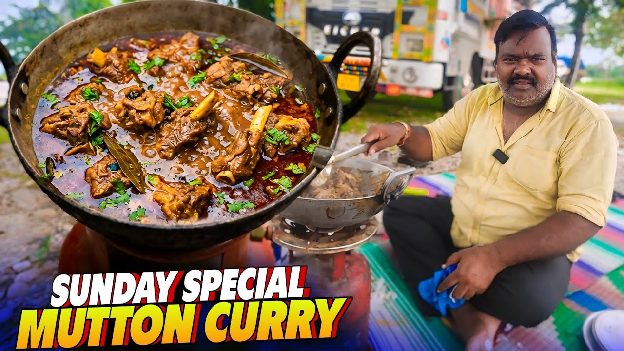 Aaj Banaenge Most Famous Sunday Special Mutton Curry 😋 || Luxury Truck Modification