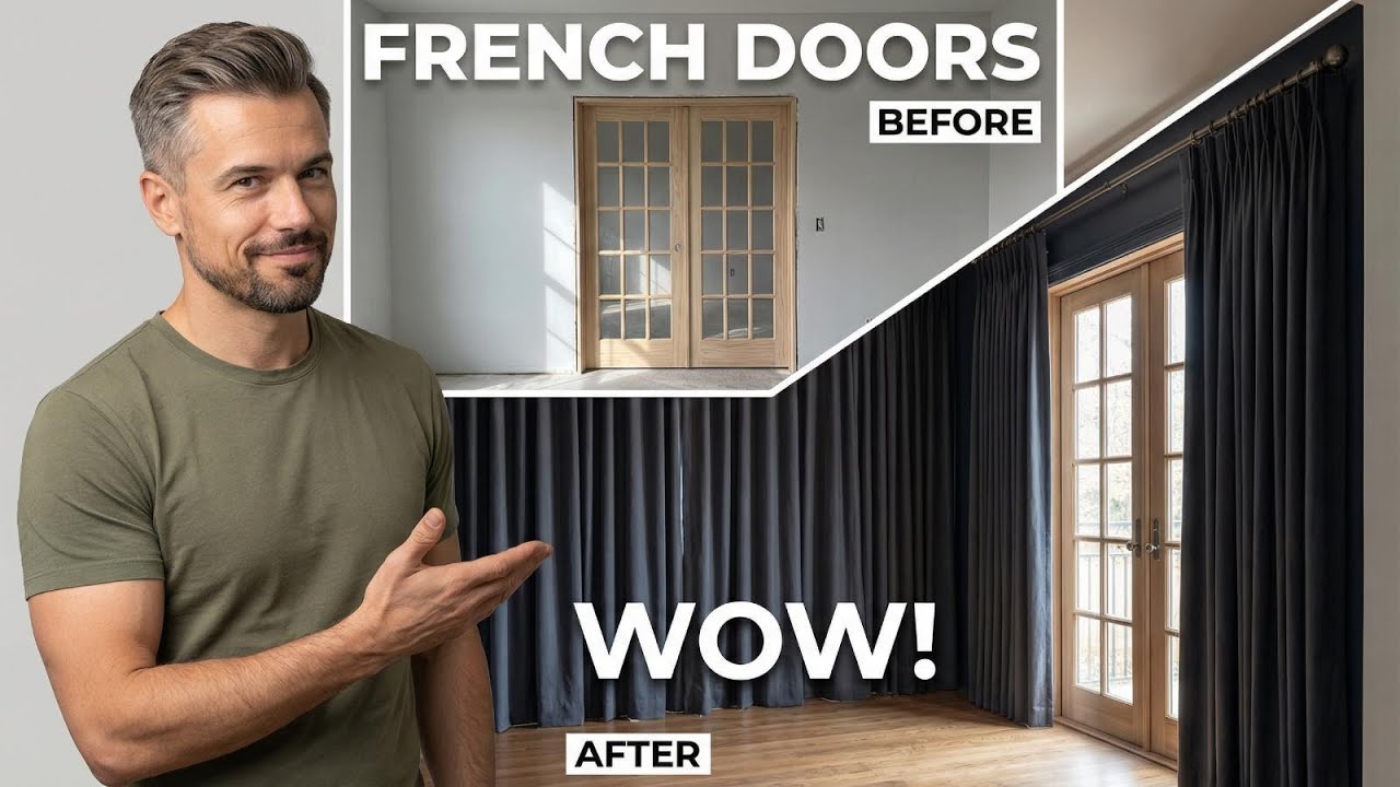 Top 10 Drapery Ideas for French Doors