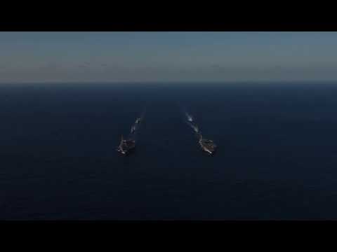 USS Ronald Reagan and USS John C. Stennis Dual Carrier Strike Force Exercise