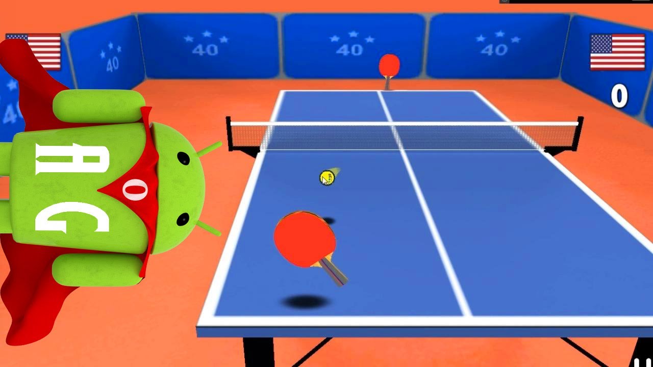 Virtual Table Tennis 3D - Free Android Game ( Gameplay HD )