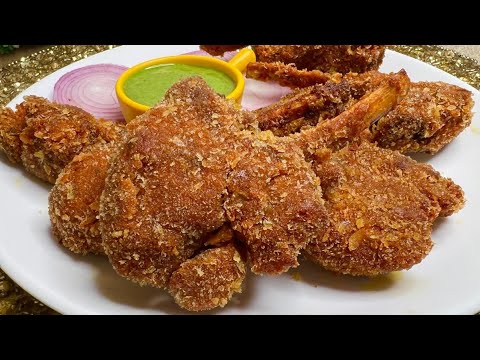 Extra Crispy & Juicey Mutton Chaap Fry | Chap Fry | Mutton Chaap Fry Recipe | Eid ul Adha Special