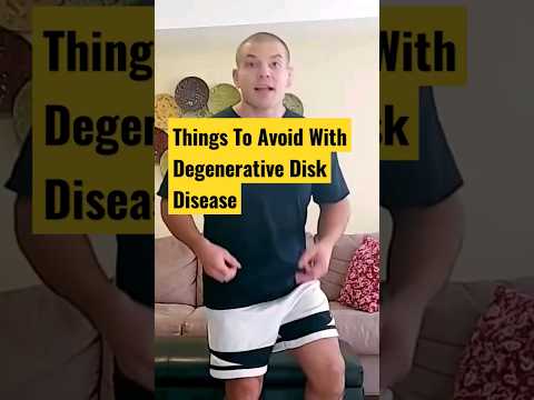 What To Avoid With Degenerative Disc Disease In The Lower Back? #degenerativediscdisease #shorts