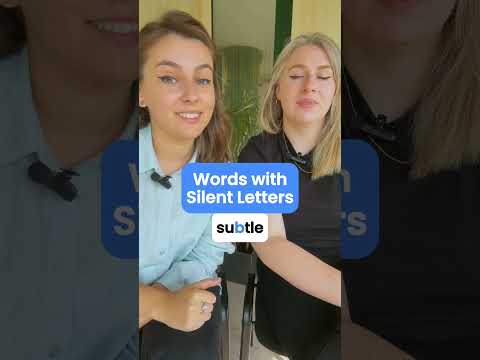 English Words with Silent Letters