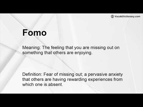 Fomo Meaning