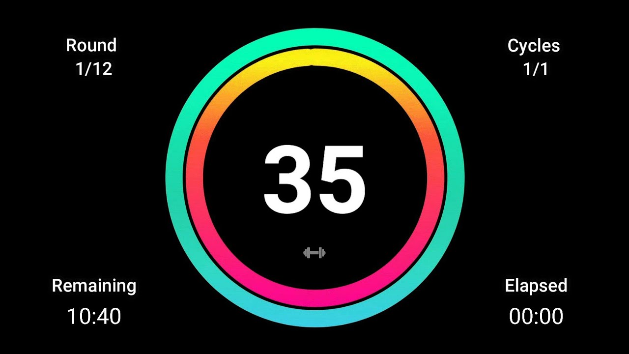Tabata Timer 35/20 - HIIT Timer 35/20 - Interval Timer 35/20