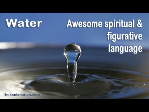 Awesome Figurative Language of Biblical Hebrew Word: Water