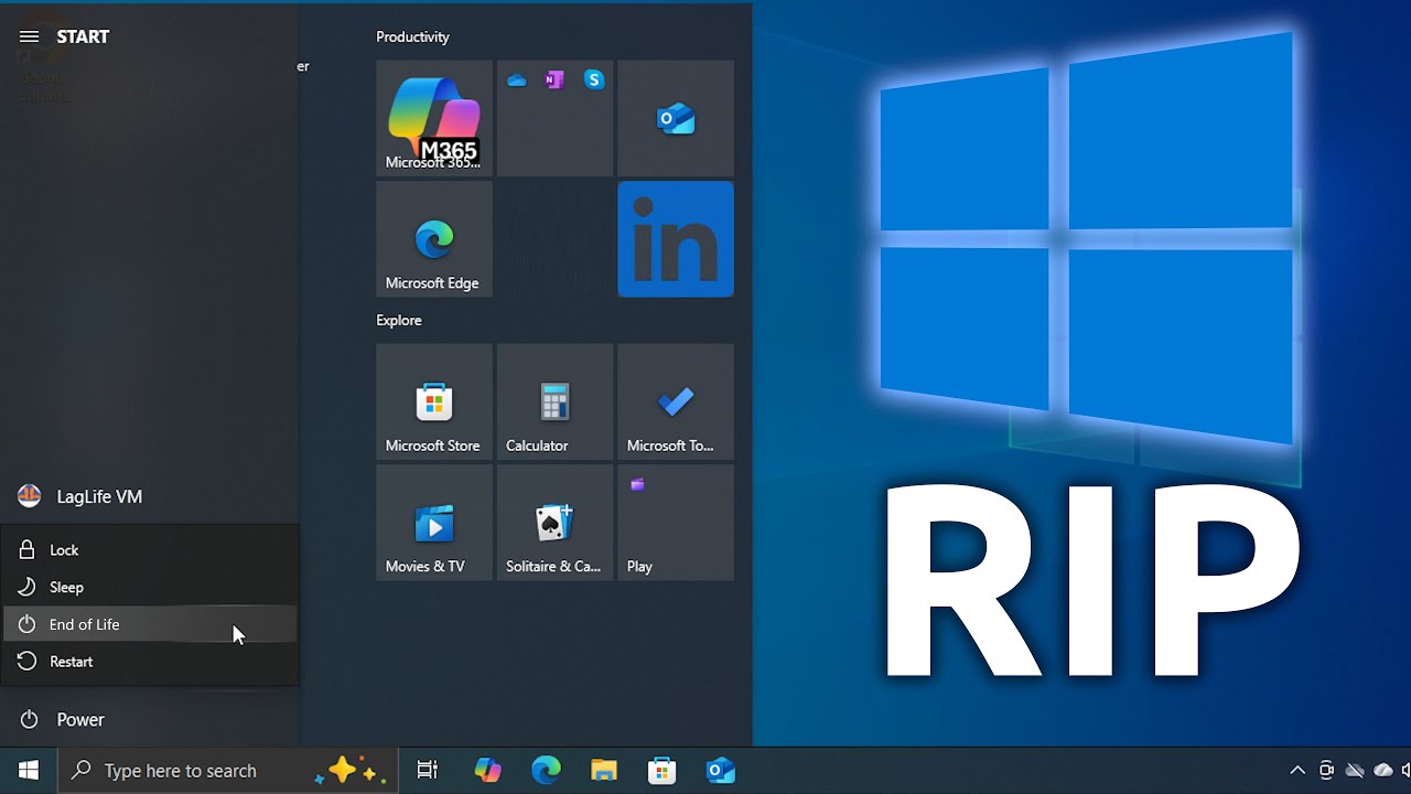 Using Windows 10 for its last days...