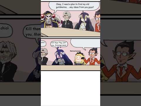 Ainz asks for ideas to the guardians #overlord #anime #meme