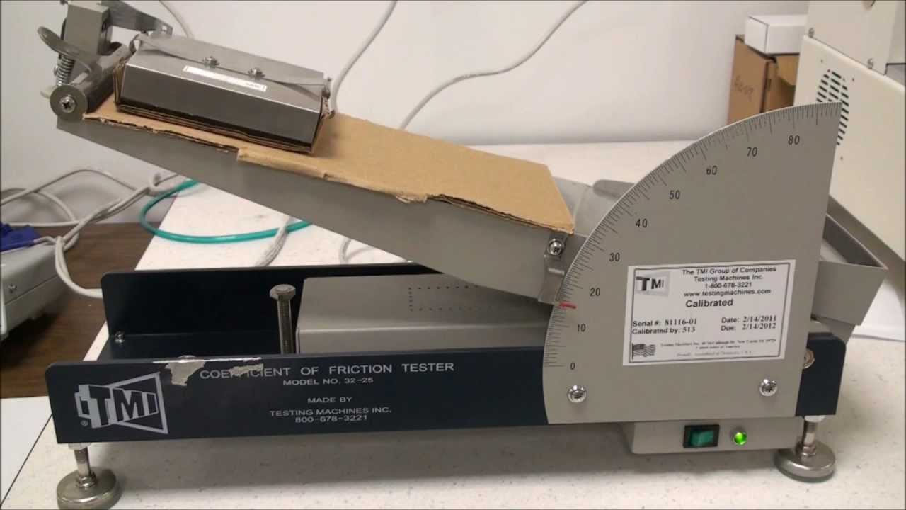 32-25 Coefficient of Friction Tester