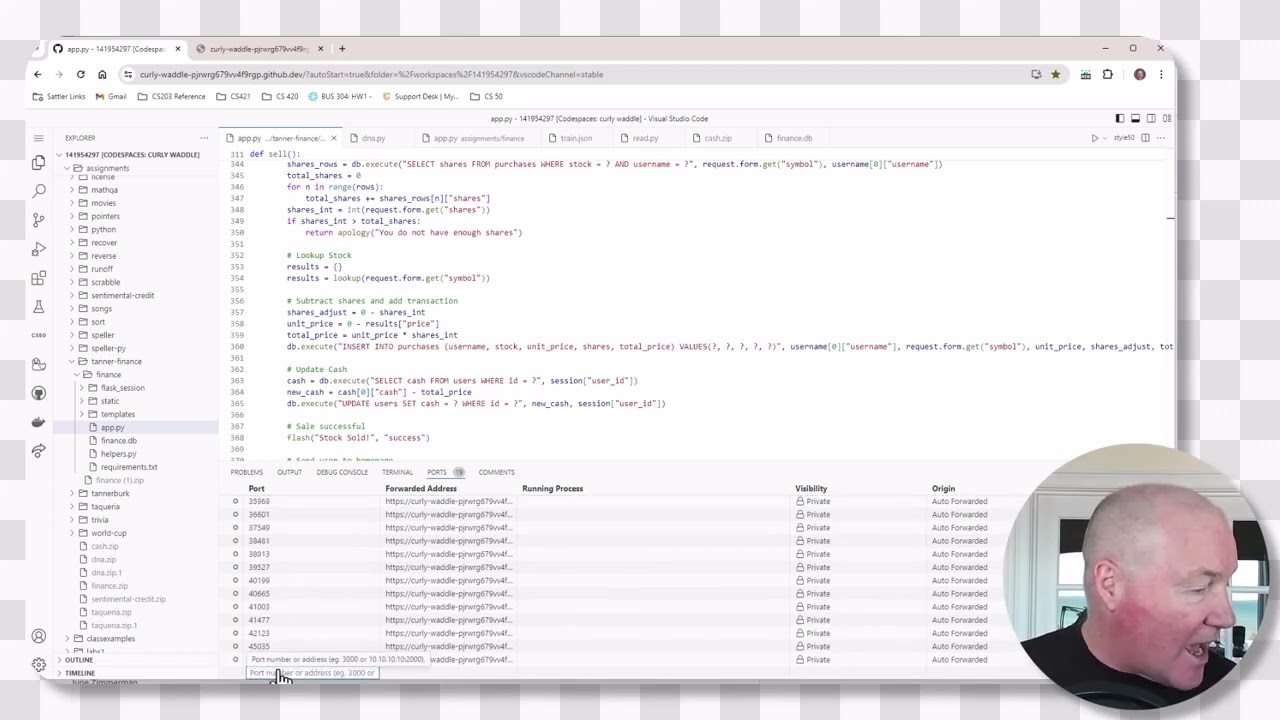 CS50 - Flask Port fix