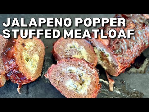 I DECLARE THIS the BEST Smoked Meatloaf EVER! Jalapeno Popper Smoked Meatloaf Recipe on the Grill!