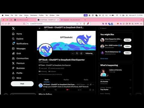GPTSeek - ChatGPT to DeepSeek Exporter - Chrome Web Store