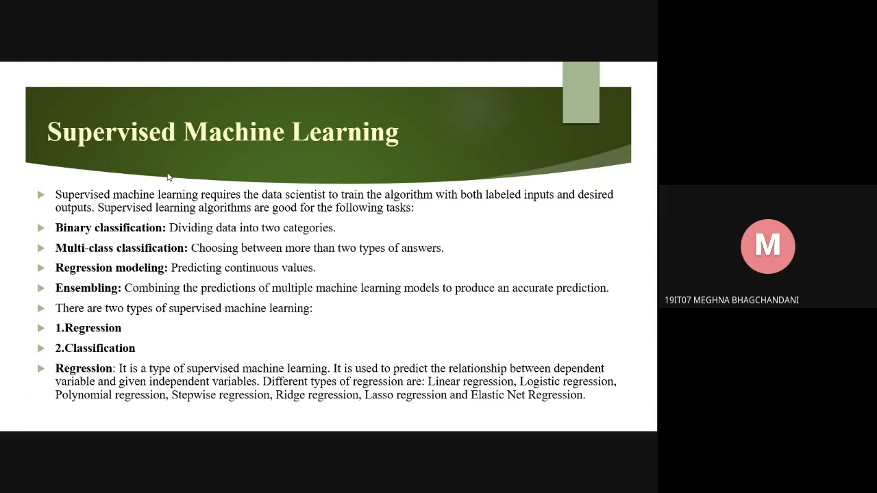 Industrial Training Presentation on Machine Learning and Data Science using Python