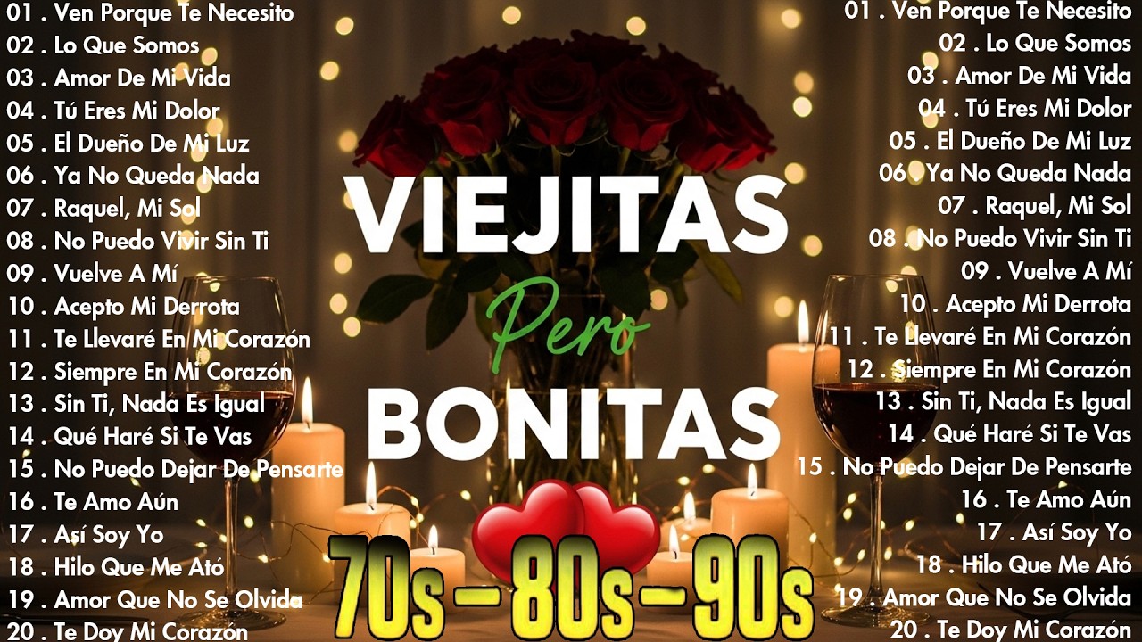 Las Mejores Baladas Románticas Inolvidables de Amor 60s70s | Grandes Éxitos Amor Perdido y Nostalgia