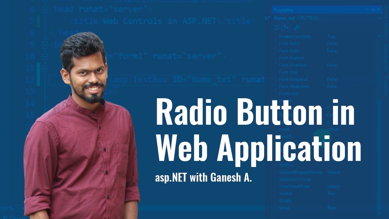 4 - RADIO BUTTON | Web Application | asp.NET | FOURCE