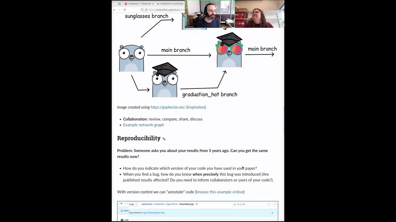 1.2 Git Intro (day 1) - CodeRefinery 2025 Mar