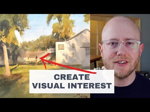 How to Paint Watercolor Opposites: Powerful Tools for Visual Interest - Matthew White