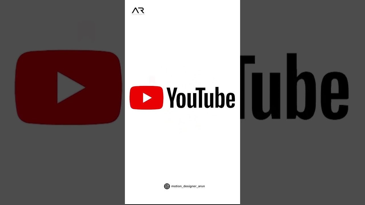 logo animation for youtube 😊. #motiongraphicsdesign #logo #tutorial #logoanimation #aftereffects