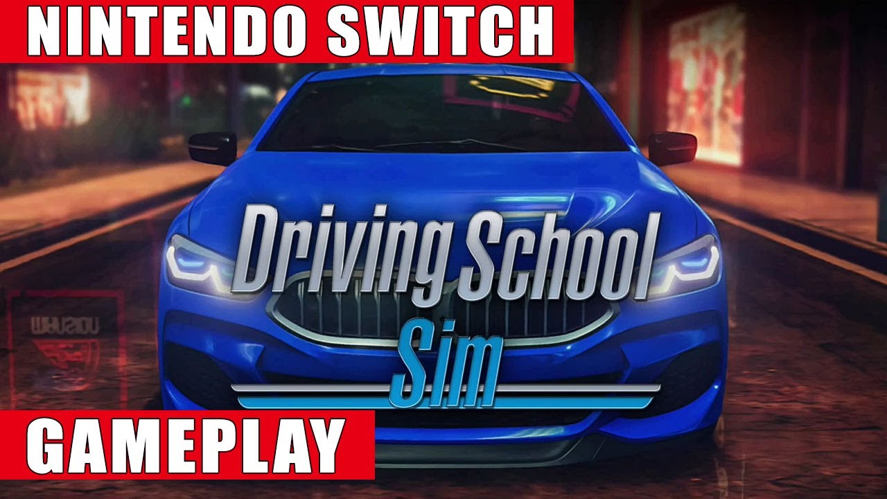 Driving School Sim Nintendo Switch Gameplay