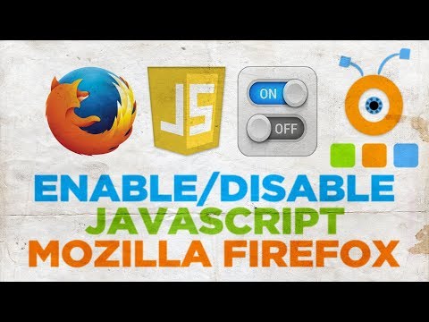 How to Enable or Disable JavaScript in Mozilla FireFox