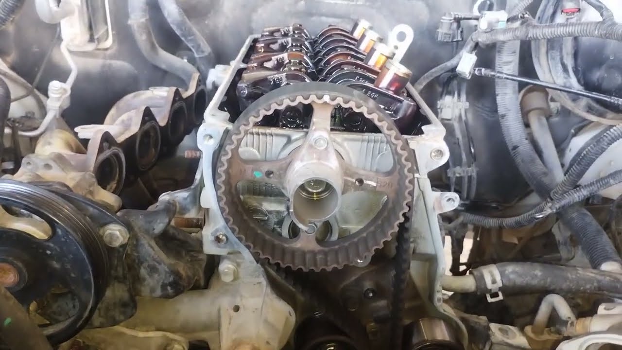 How to Replace the Timing belt/Mitsubishi engine timing belt marks!#automobile #viral video