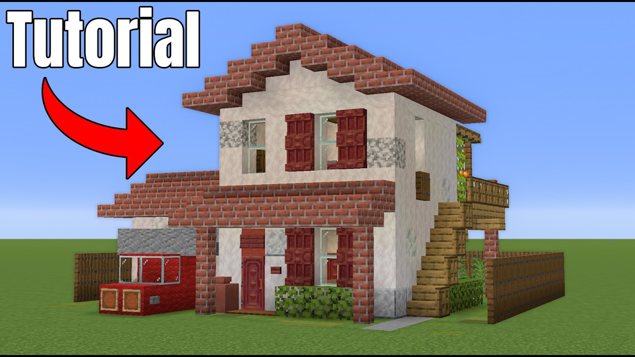 How to Build a Pale Oak House in Minecraft | With Interior