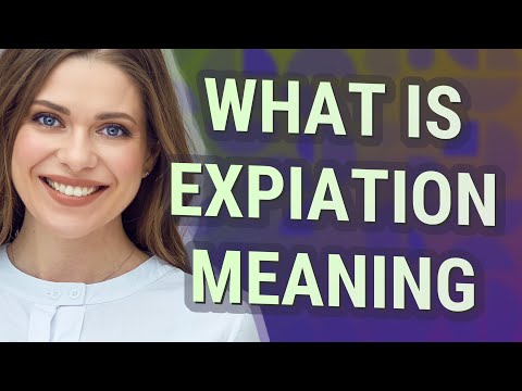Expiation | meaning of Expiation