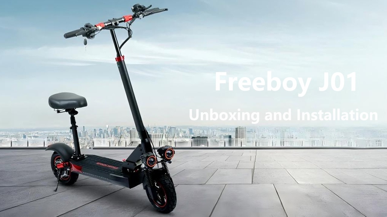 Freeboy J01 E-Scooter Unboxing and Installation