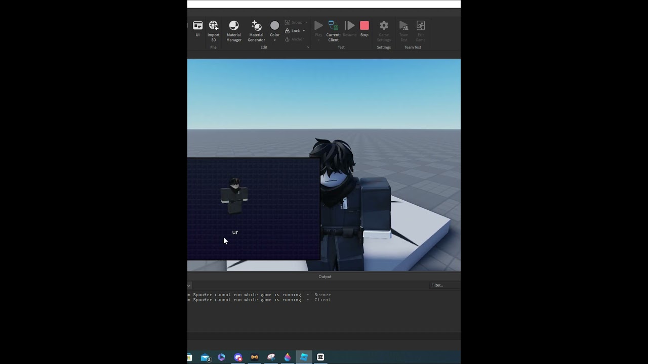 admin panel #shorts #roblox #robloxstudio