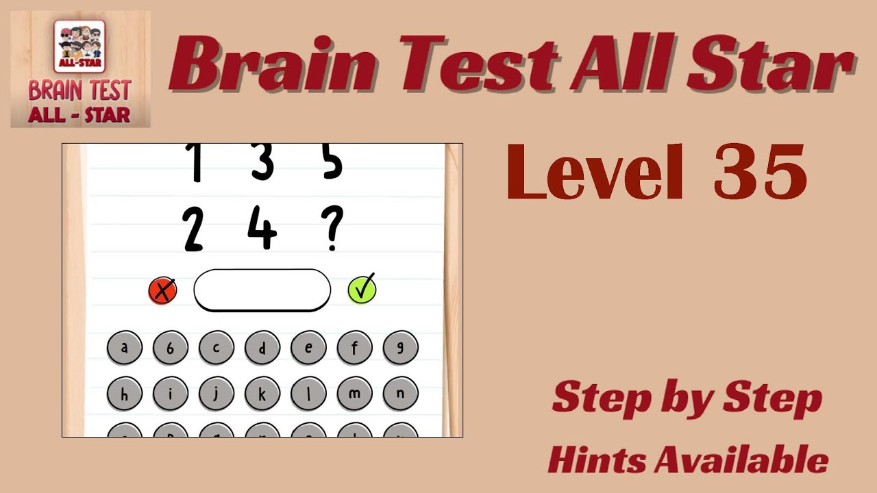 Brain Test All Star Level 35 – Quick & Easy Solution!
