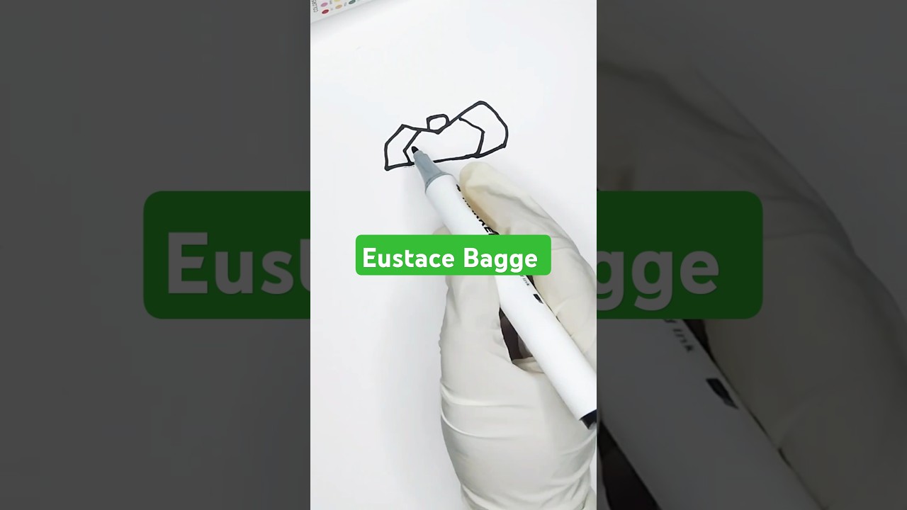 Drawing of Eustace Bagge ❤️#drawing #art #drawingtutorial