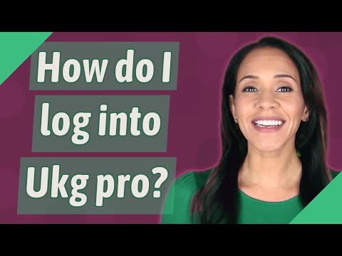 How do I log into Ukg pro?