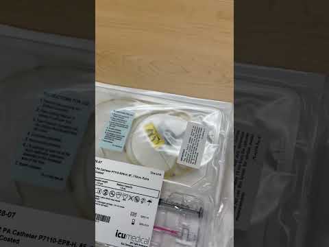 Supplies for a PA catheter/Swanz setup