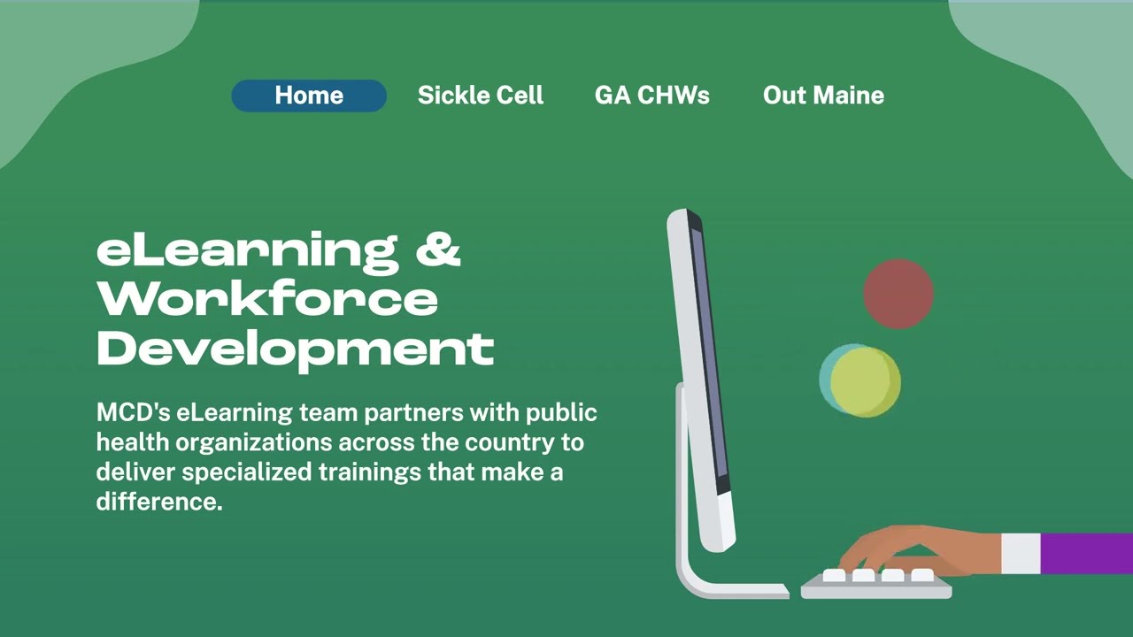 MCD's eLearning Program and Workforce Development