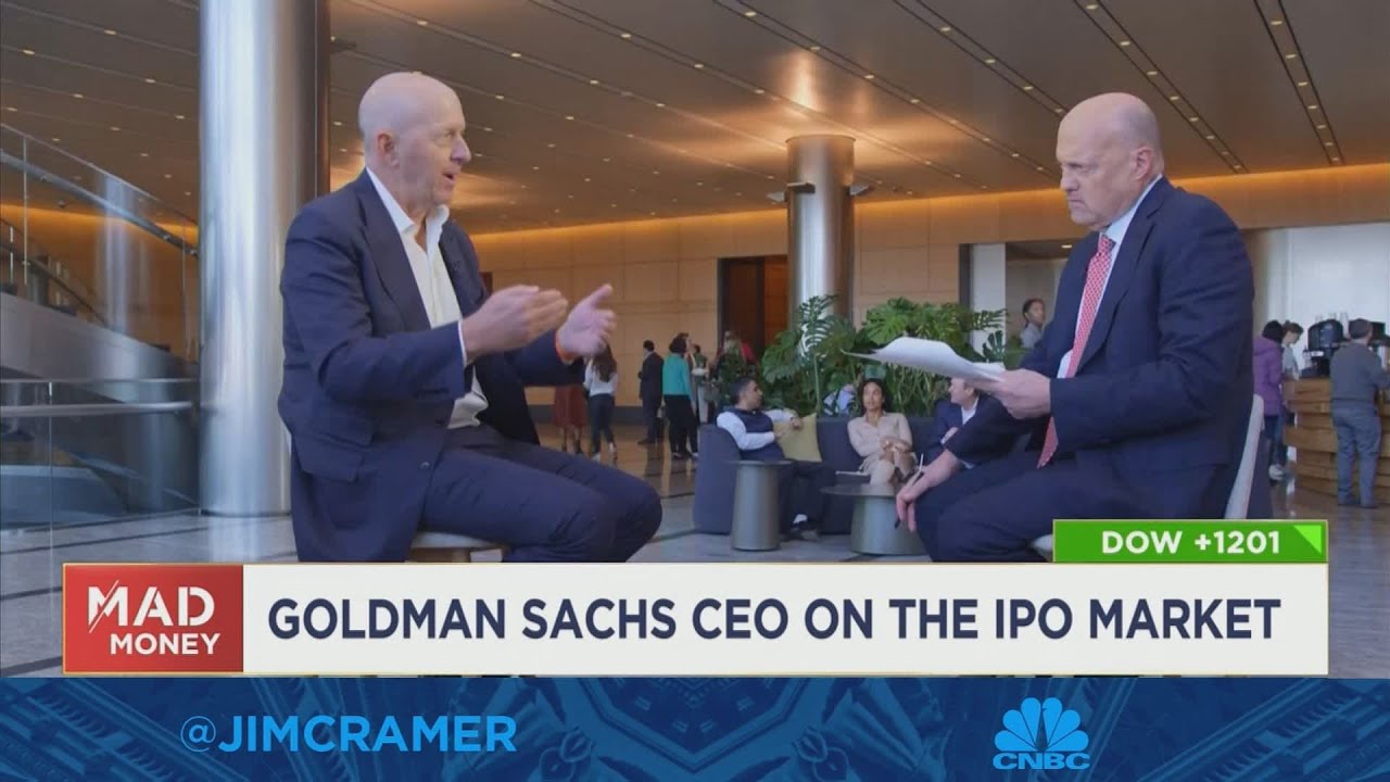 Goldman Sachs CEO says he expects a 'reopening' in capital markets next year