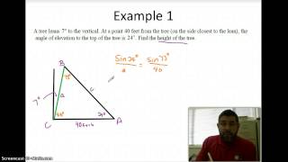 Law of Sines - Application/Word Problem, Ex 3 | Pearson+ Channels