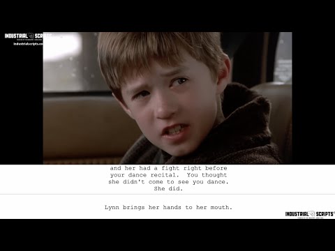 Classic Movie Scenes: THE SIXTH SENSE (1999) // Emotional Car Scene // Script-to-Screen