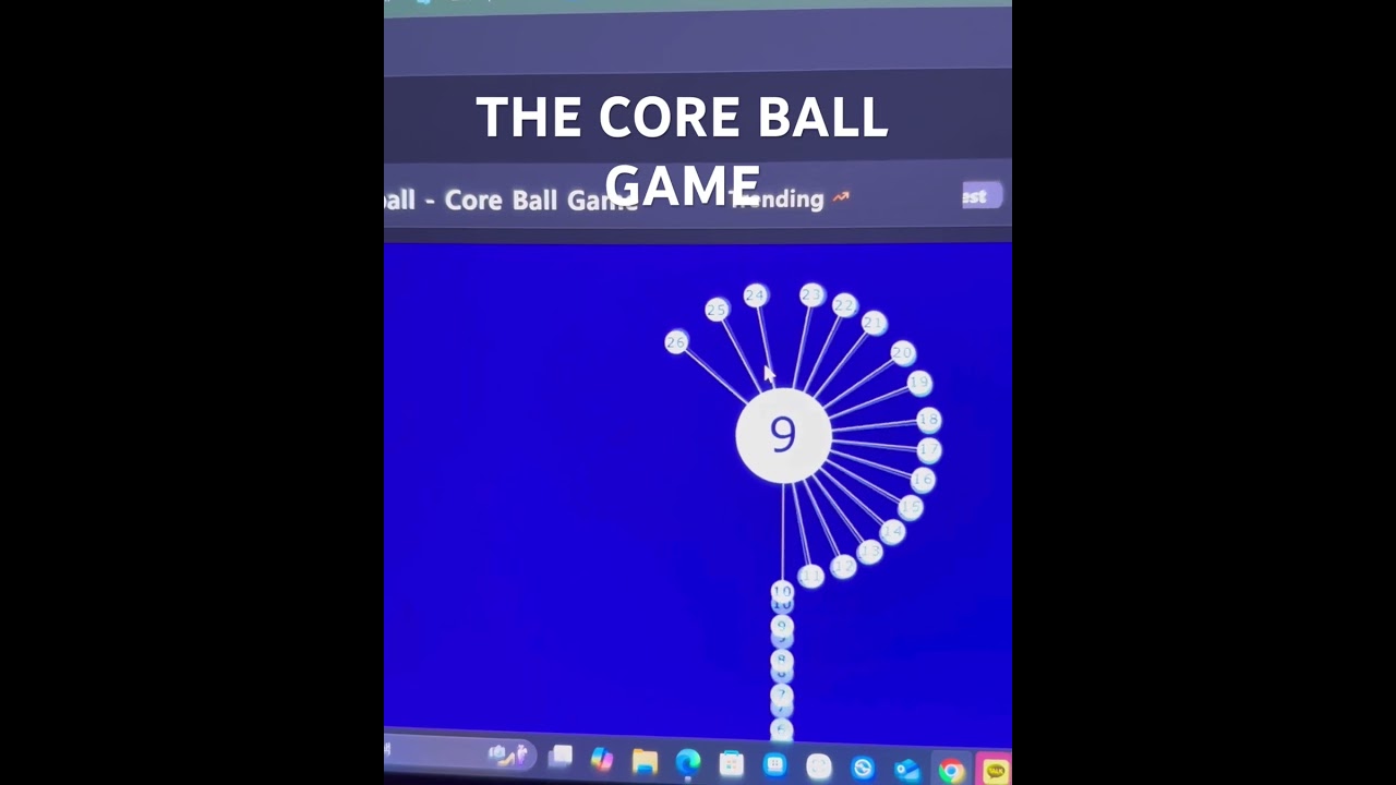 THE CORE BALL GAME level 9 you've got the balls