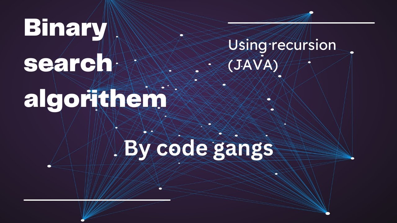 Binary search using recursion | Java | DSA series with Java | Episode 5 | DSA with java series.