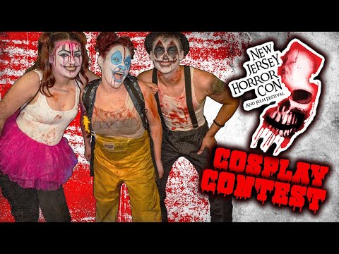 New Jersey Horror Con and Film Festival COSPLAY CONTEST May 2025 Clowns! AUSTIN POWERS! Chucky!
