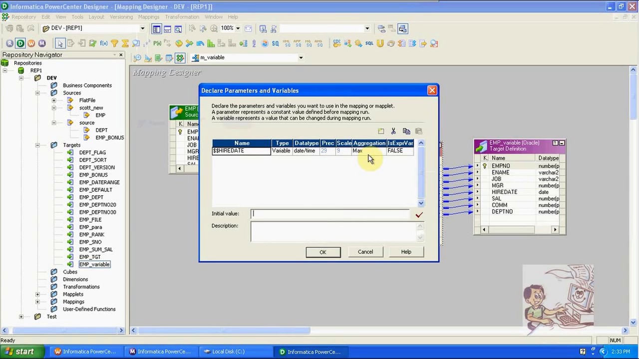 #Informatica #Mapping Variables Tutorial - Part 26 || Informatica Full #Video #Course
