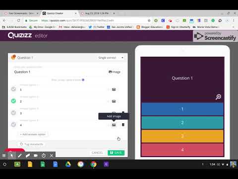 Creating a Quizizz