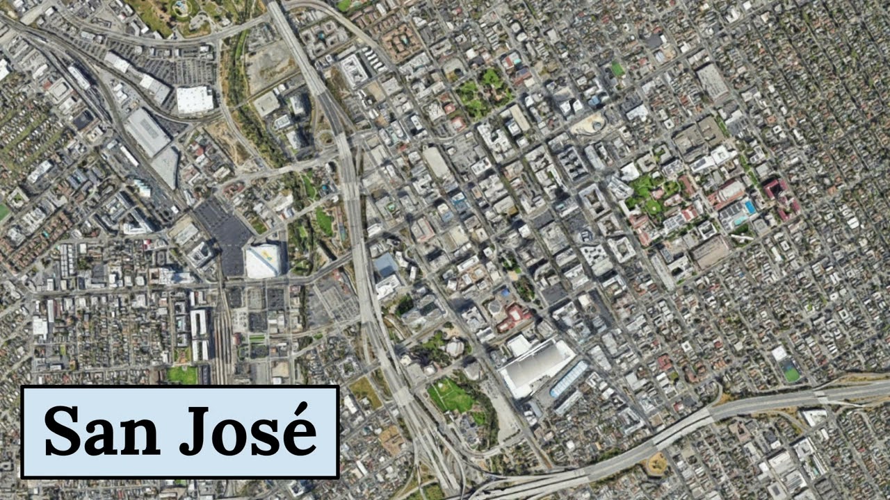 🇺🇸 GEOGRAPHY OF SAN JOSÉ in 1 minute 🗺️