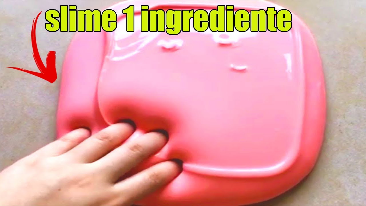 COMO FAZER SLIME GIGANTE COM 1 INGREDIENTE